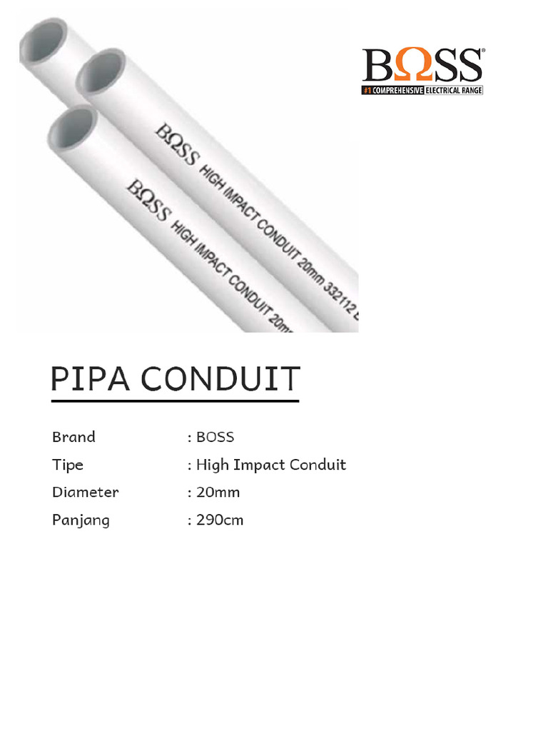 Conduit Boss | PDF