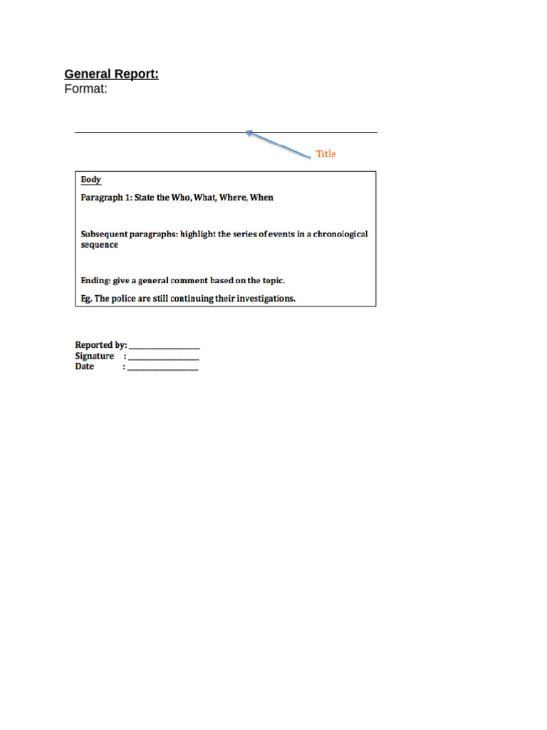 General Report | PDF