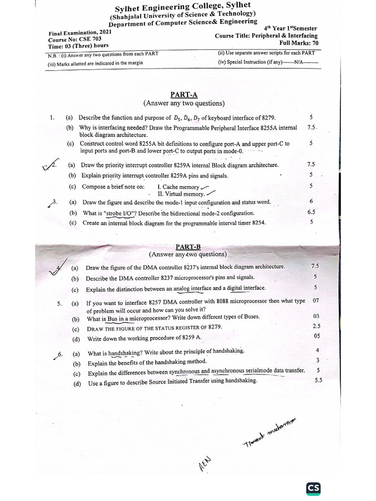 4th Year 1st Semester 2021 | PDF