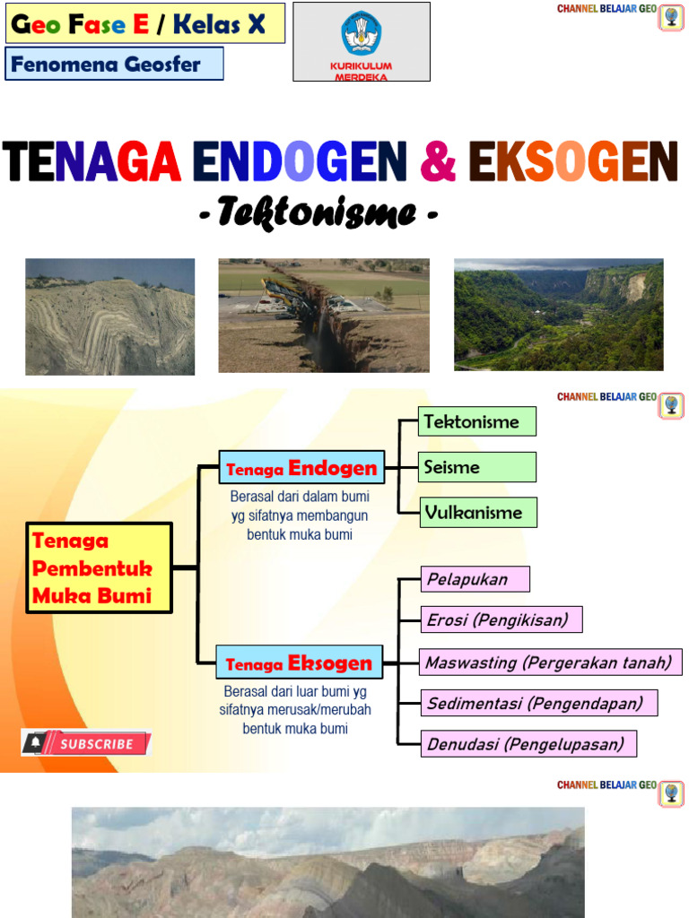 Tenaga Endogen Tektonisme Dan Seisme | PDF | Sains & Matematika