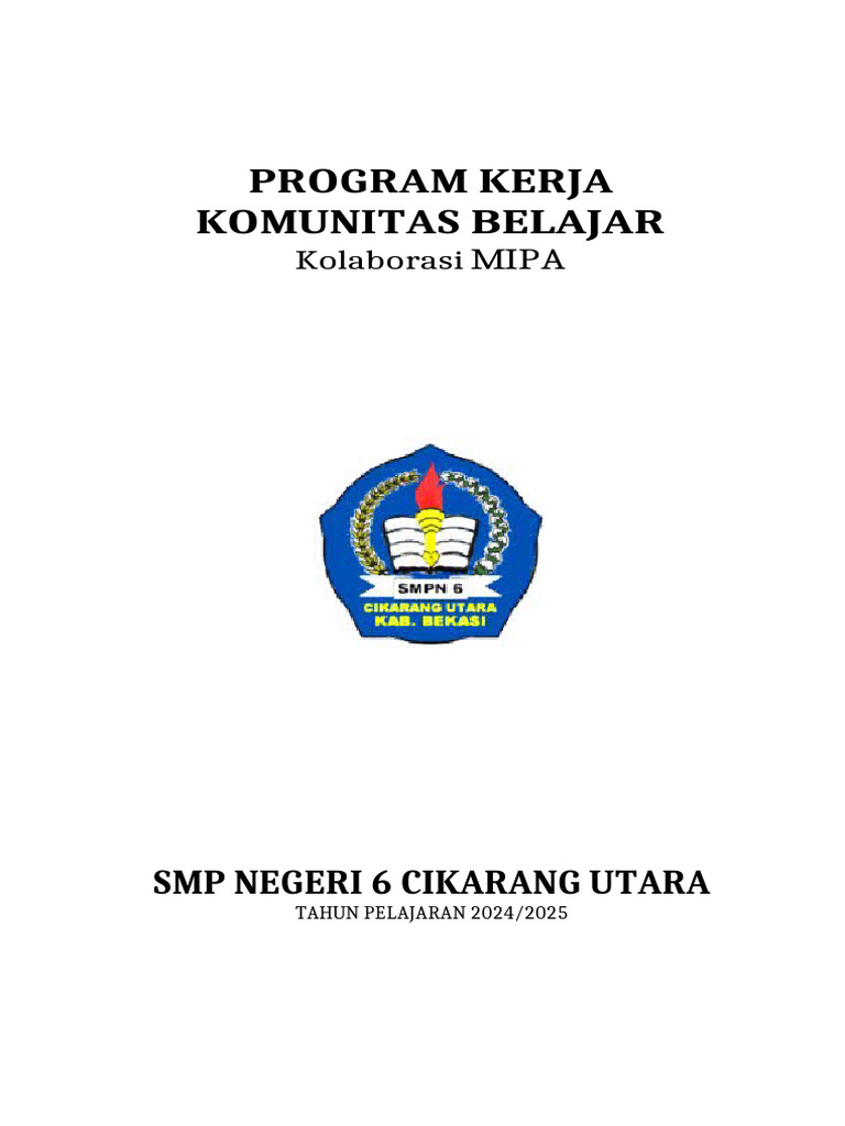 Program Kerja Kombel Mipa | PDF | Karier & Perkembangan