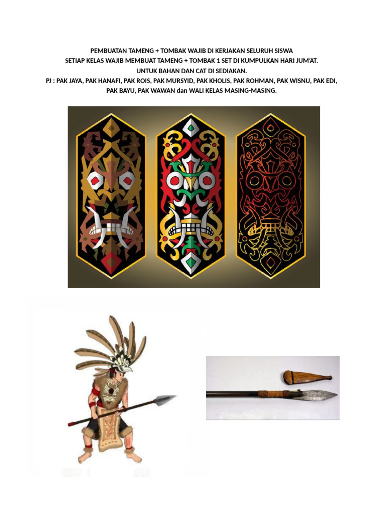 Pembuatan Atribut Kelas Pawai Budaya | PDF