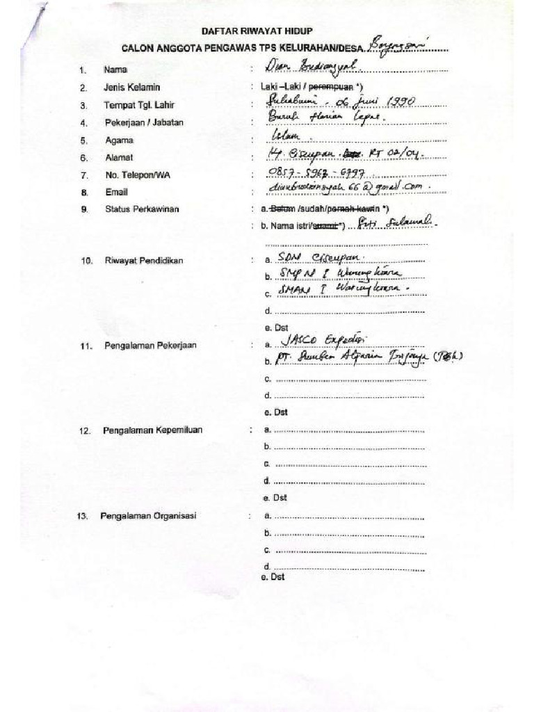 DRH Dian - 001 | PDF