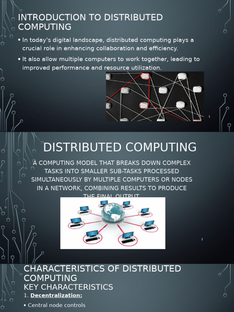 Table Faizan Introduction To Distributed Computing | PDF