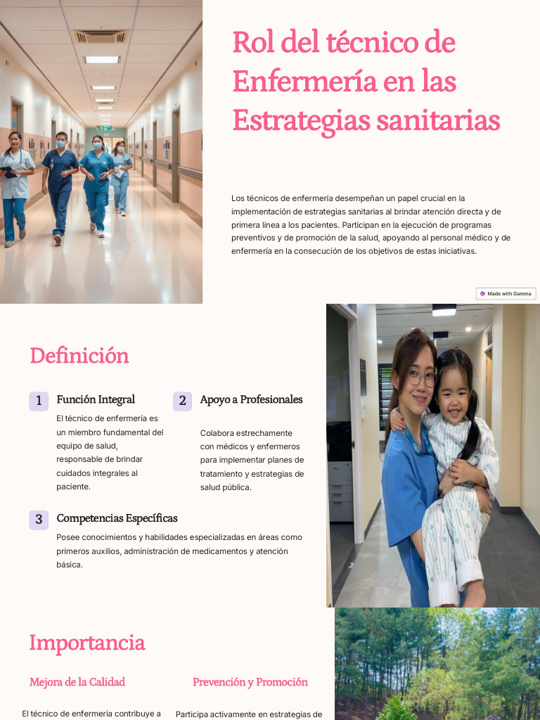 Rol Del Tecnico de Enfermeria en Las Estrategias Sanitarias | PDF | Enfermería | Ciencias de la ...