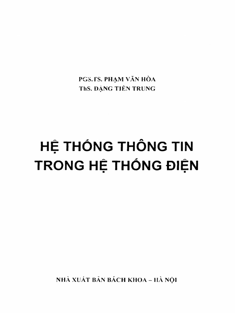 He Thong Thong Tin Trong HTD - Pham Van Hoa | PDF