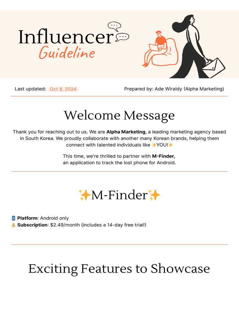 Influencer Guideline - MFinder | PDF | You Tube | Finder (Software)