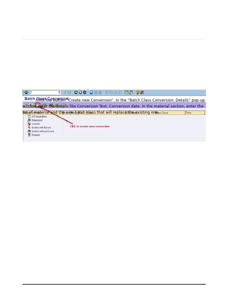 SAP Batch Class Conversion Guide | PDF