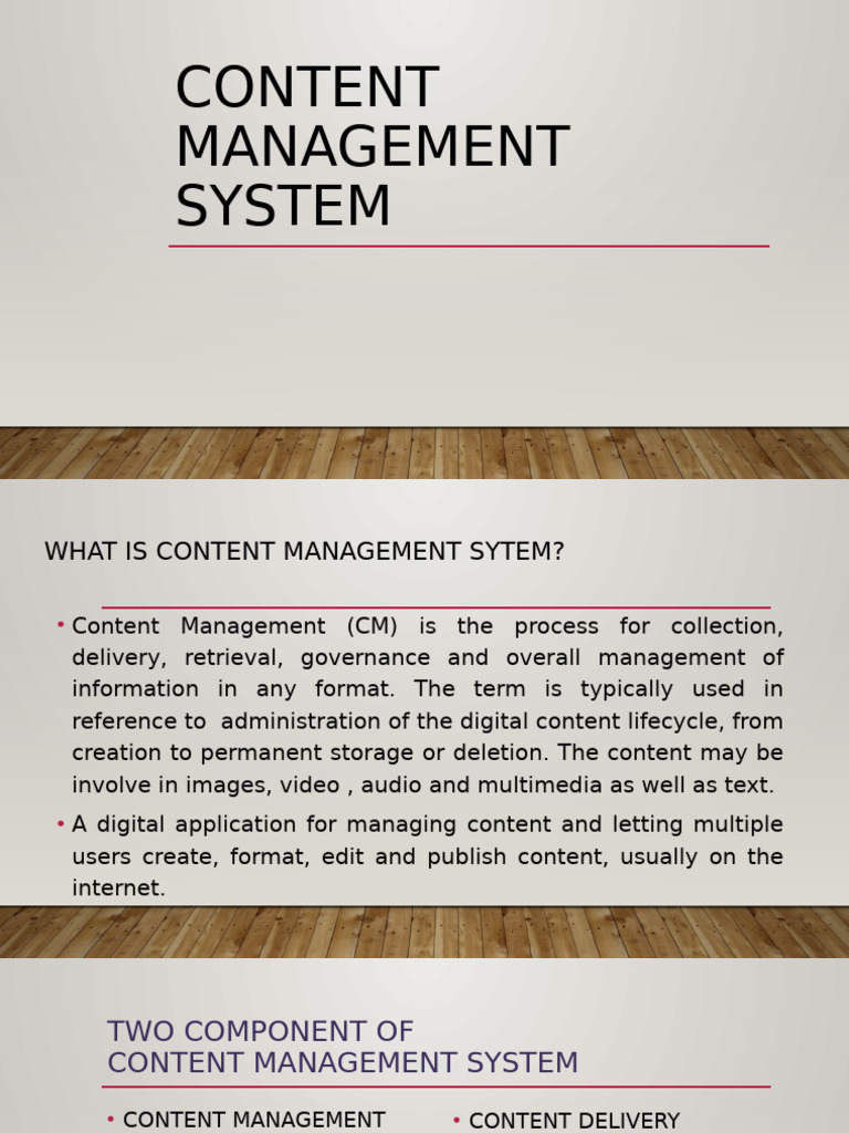 Understanding Content Management Systems | PDF | World Wide Web | Internet & Web