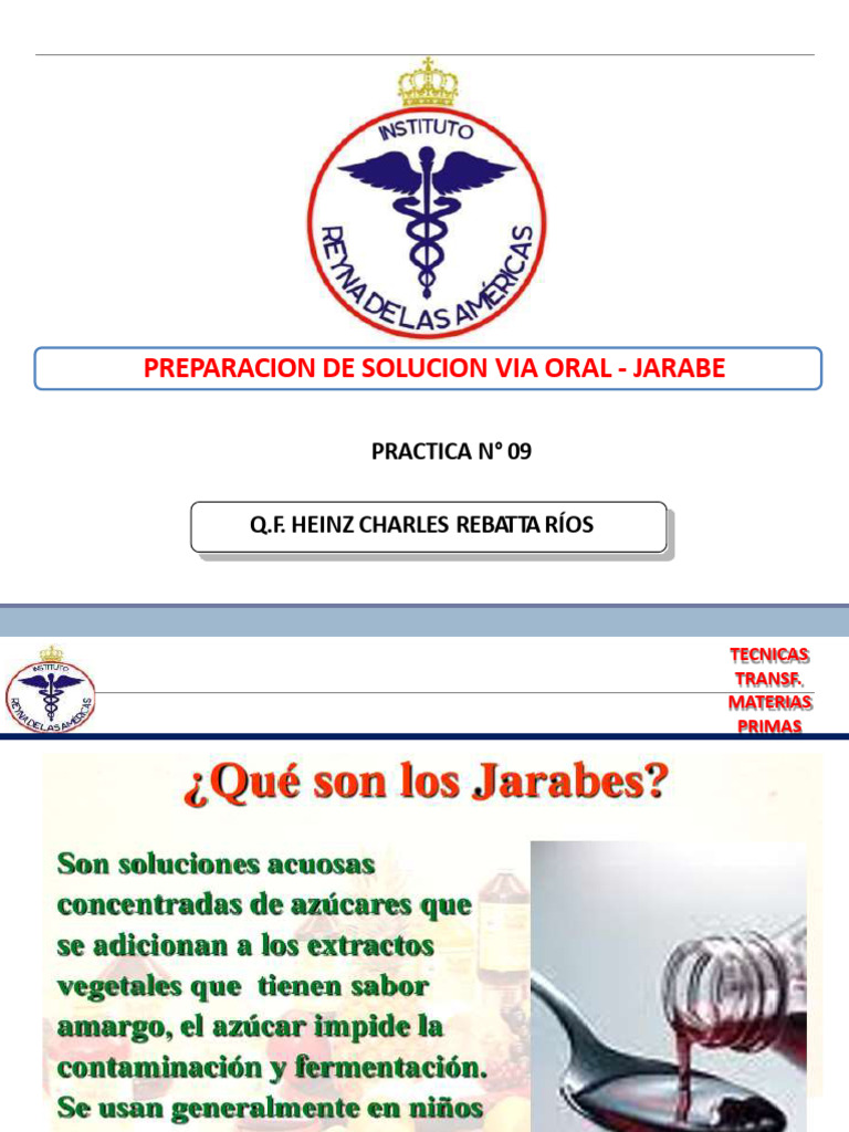 PRACTICA_No_9_PREPARACION_JARABE | PDF