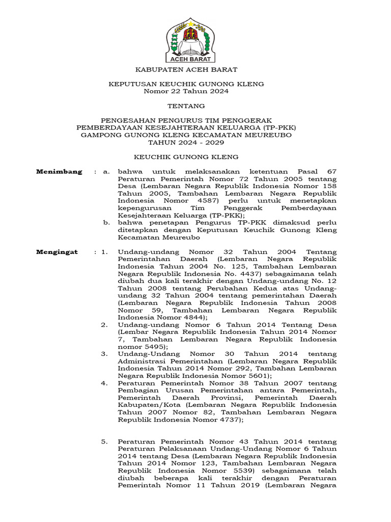 22 SK PKK Gunong Kleng 2024 | PDF