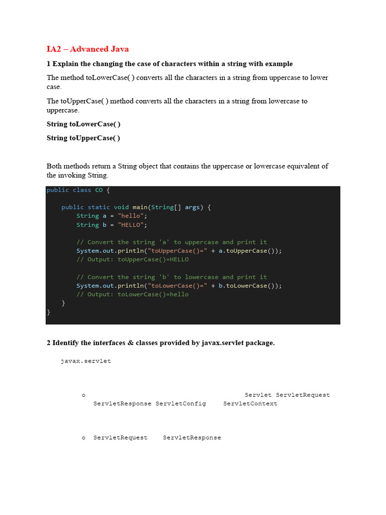 IA2-java | PDF | Web Server | Internet & Web