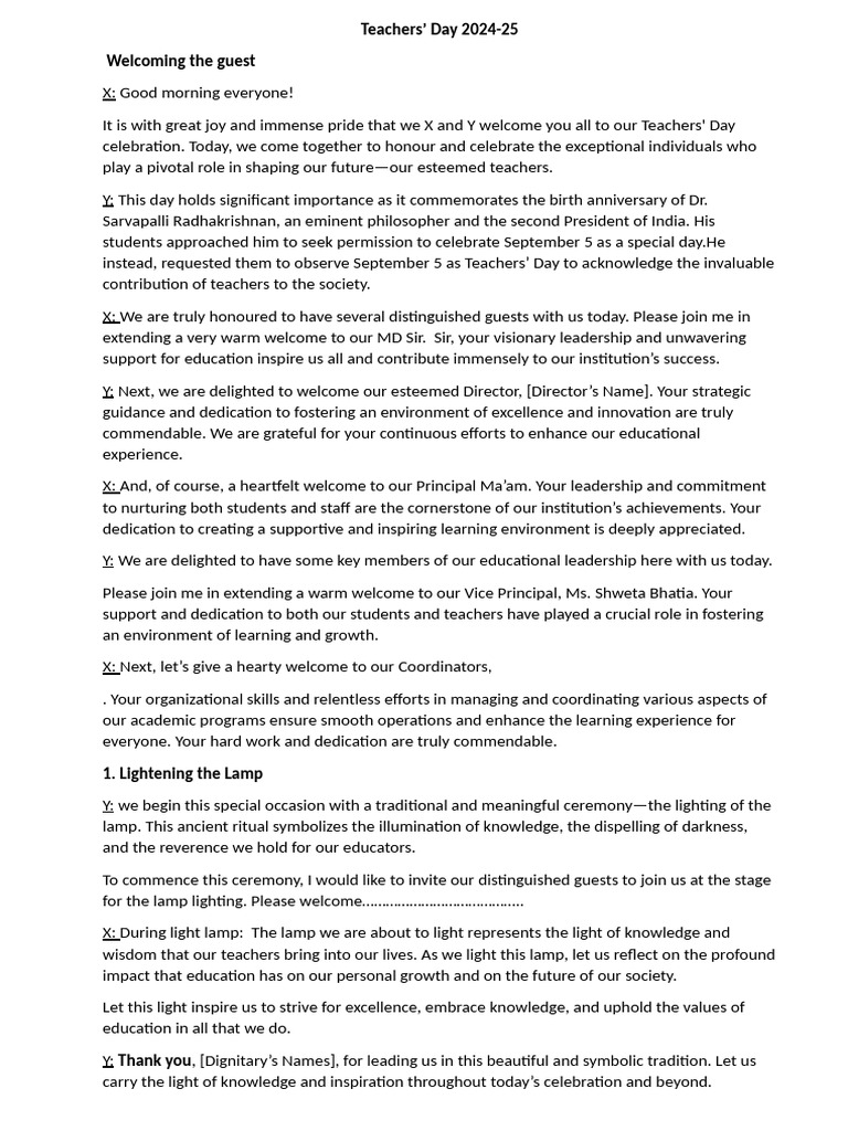 Teachers Day[1] | PDF