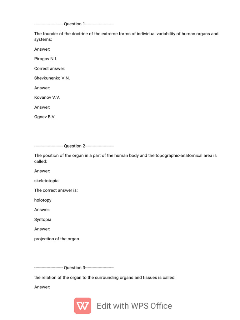 Topographical Anatomy (4th Semester 1st Module) - 240302 - 140904 | PDF ...