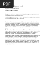 Agawan-Base Guidelines Mechanics | PDF