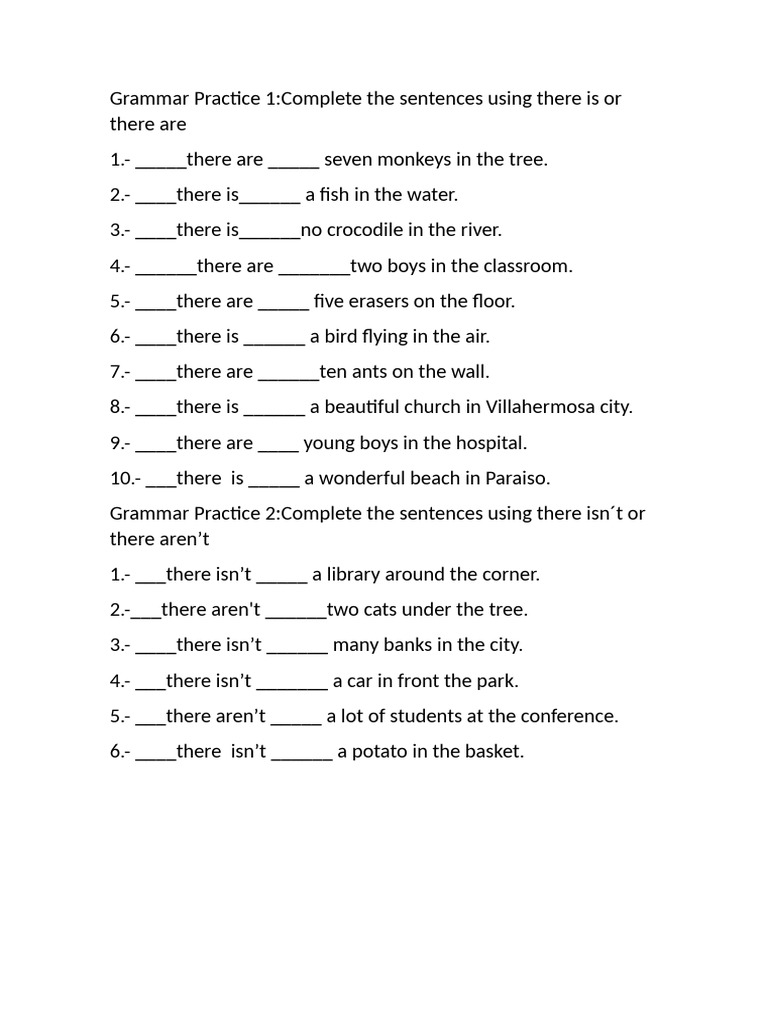 Grammar Practice | PDF | Language Arts & Discipline | Wellness