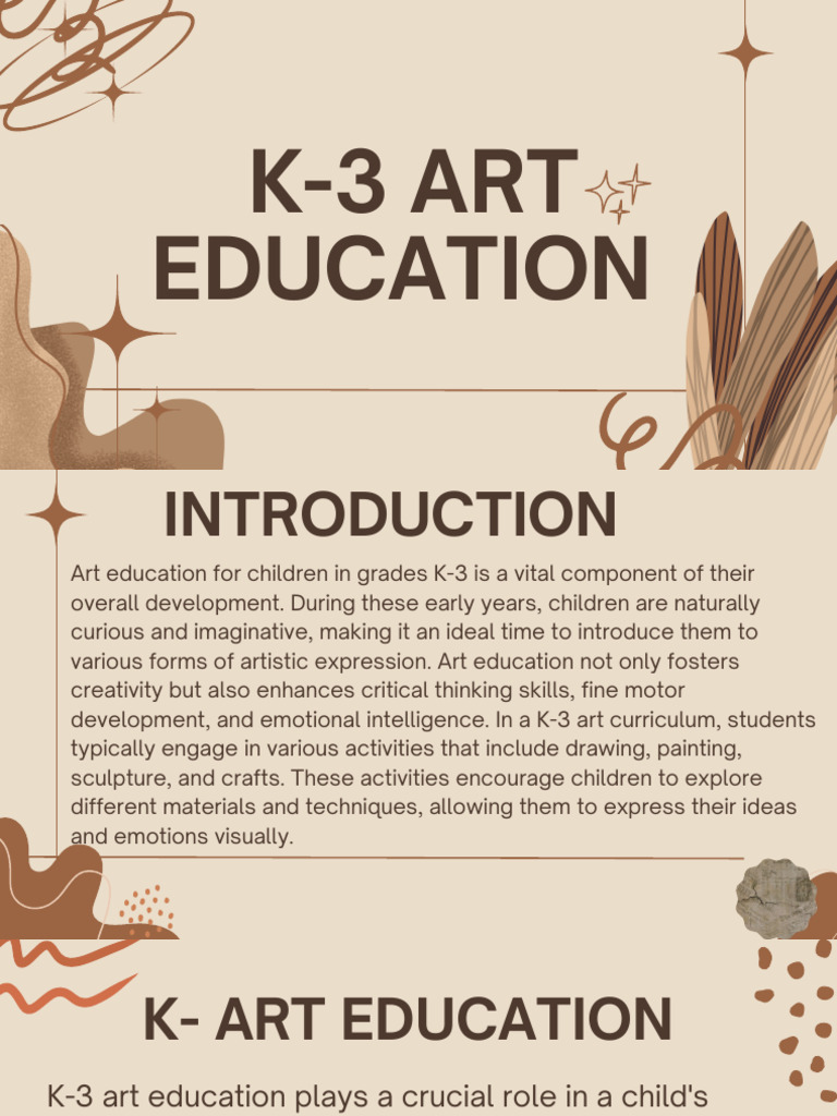K-3 Art Education - 20241021 - 163057 - 0000 | PDF | Drawing | Creativity