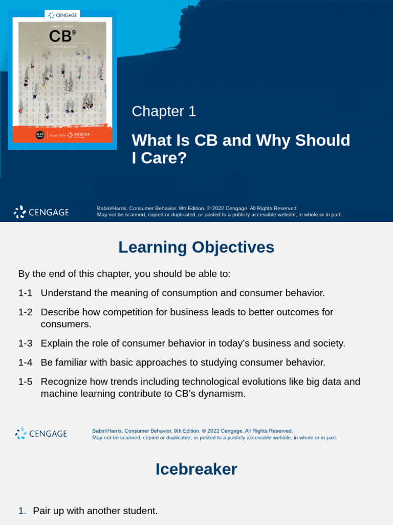 Babin CB9 Ch01 PPT Instructor Final | PDF | Consumer Behaviour | Behavior