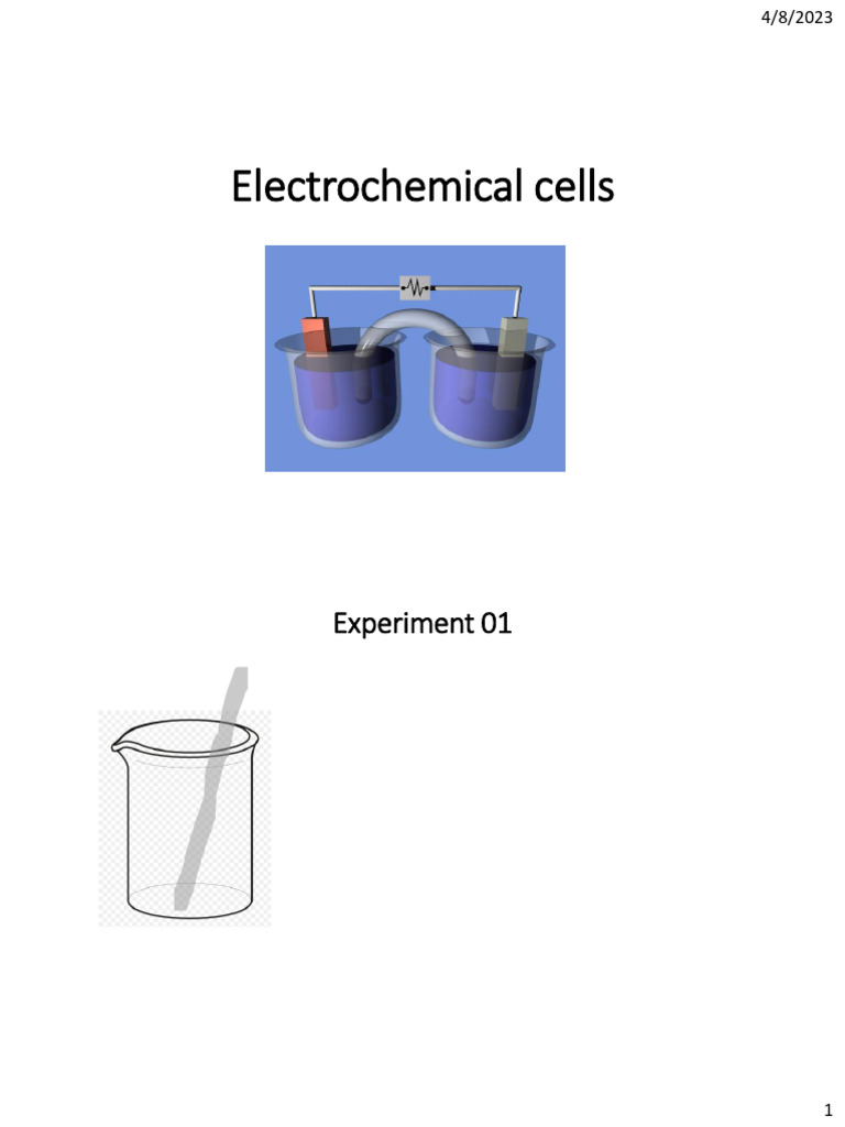 Electrochemical Cells | PDF