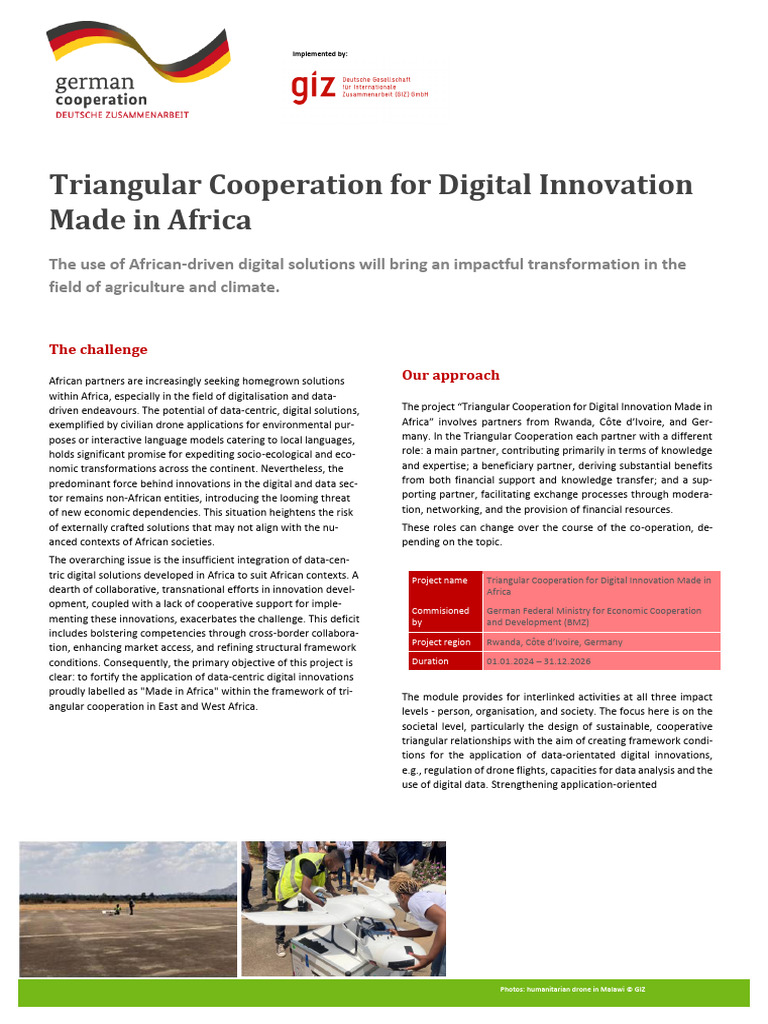 Giz2024 en Triangle Cooperation Made in Africa | PDF | Economies