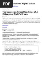 Pyramus and Thisbe in A Midsummer Night's Dream | PDF | A Midsummer ...