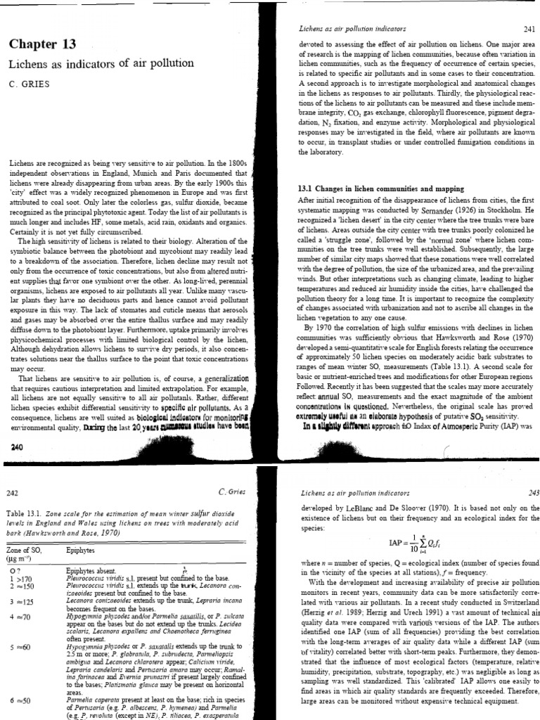 Lichen Biology 1 | PDF | Photosynthesis | Fluorescence