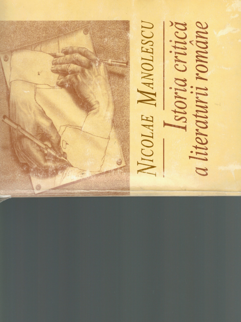 Nicolae Manolescu Grigore Ureche | PDF