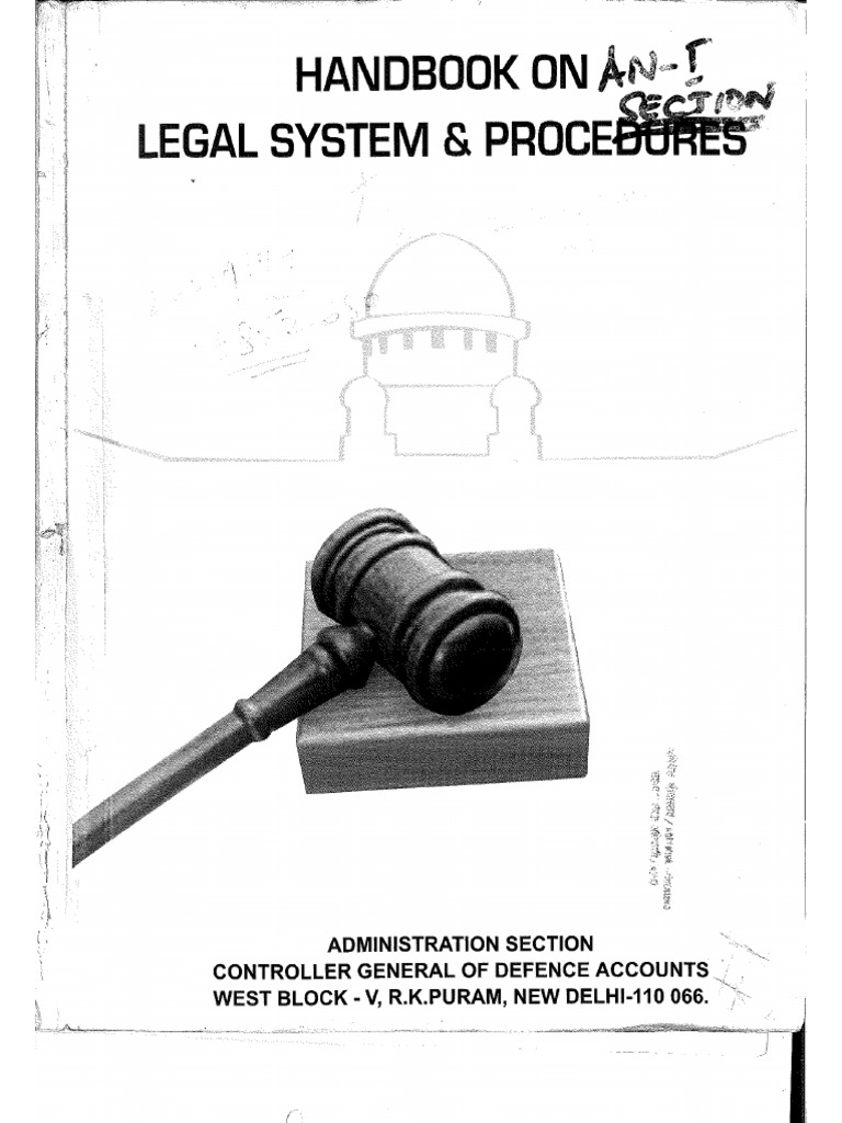 Handbook On Legal System & Procedure | PDF