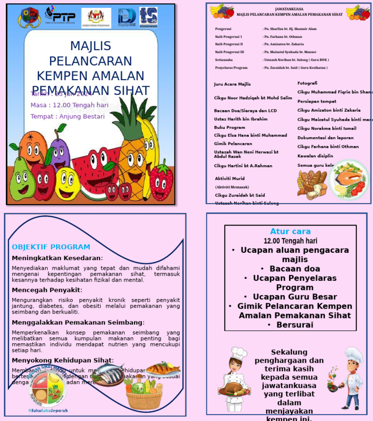 Buku Program Pemakanan Sihat 2024 | PDF
