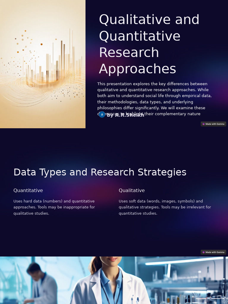 Qualitative and Quantitative Research Approaches (1) | PDF | Quantitative Research | Qualitative ...