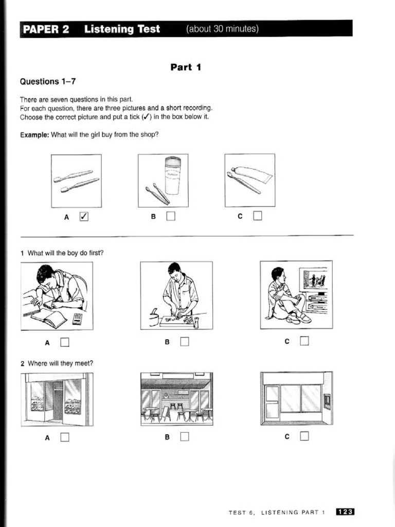 PET Practice Test Plus 2 | PDF