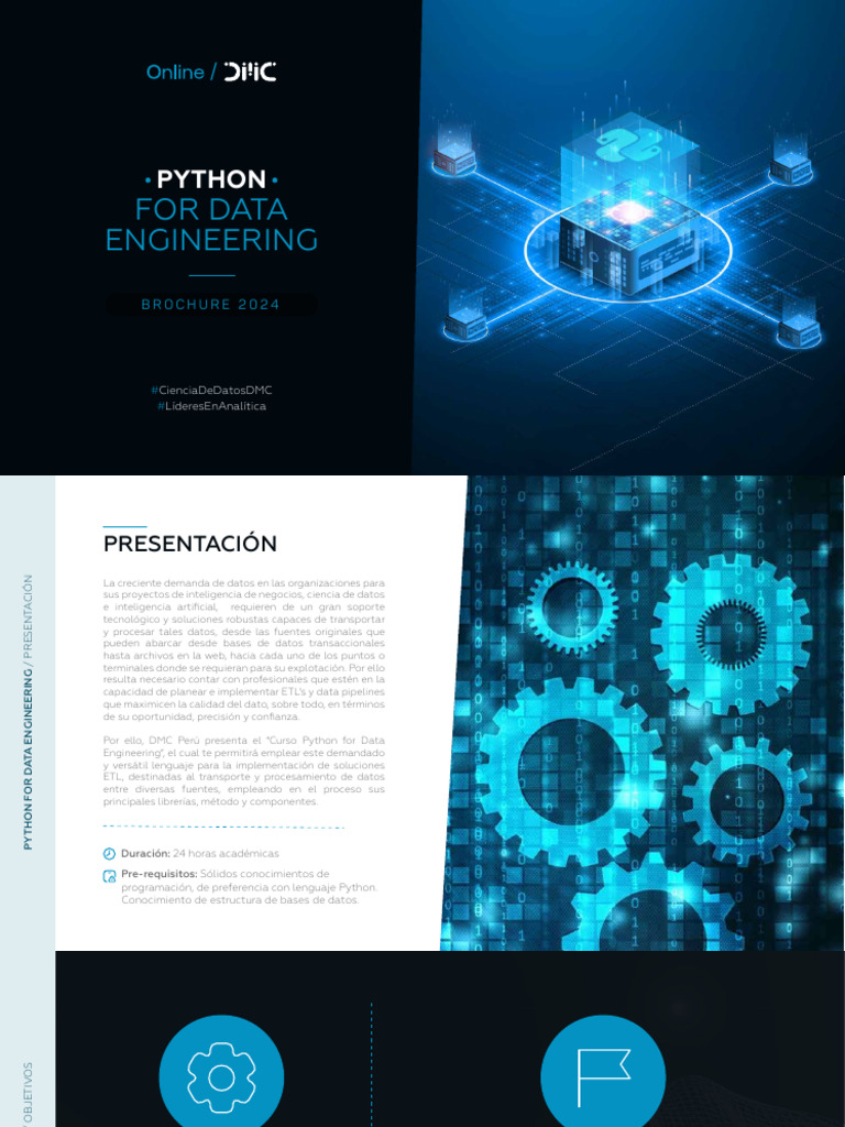 Brochure 2024 CR Python For Data Engineering | PDF | Python (lenguaje de programación) | Bases ...