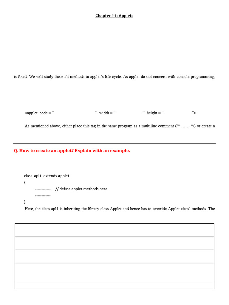 Chap 2 Applet | PDF | Parameter (Computer Programming) | Internet Explorer