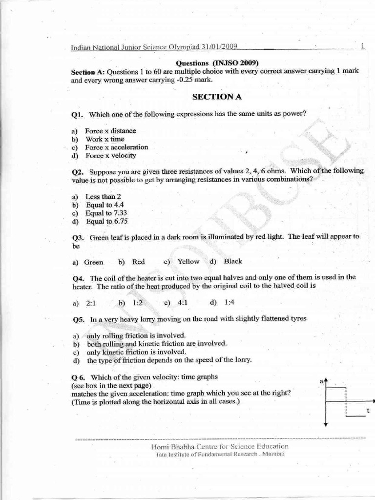 Injso Olympiad Pyq's | PDF | Heart Valve | Eutrophication