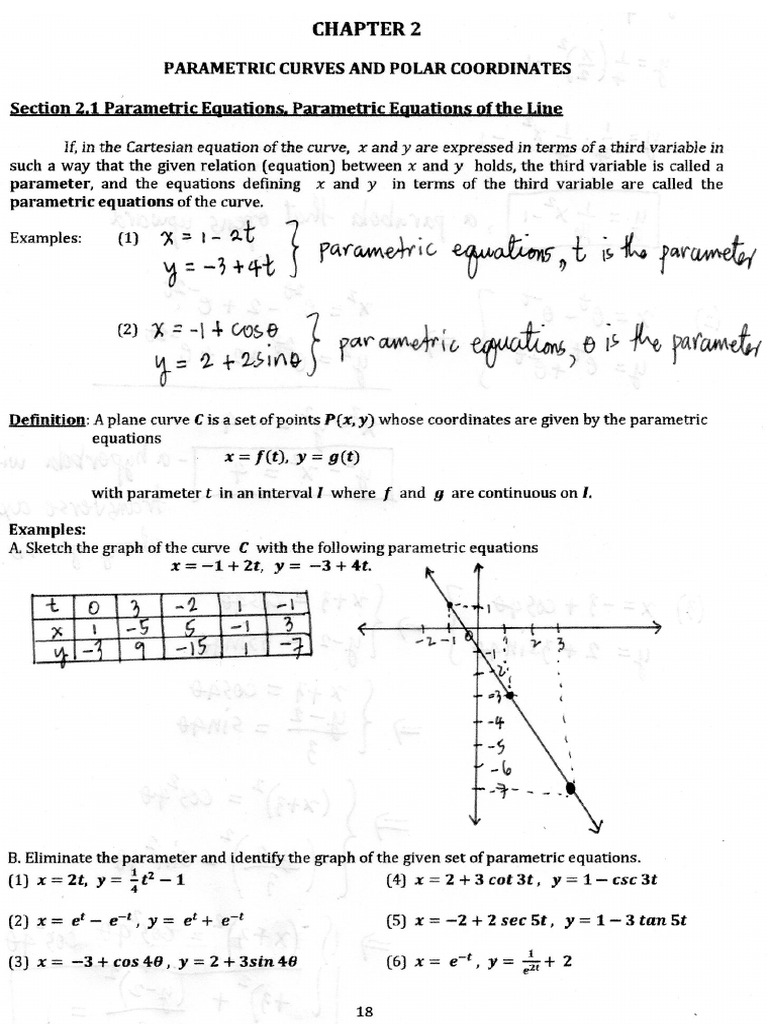 061-Lec14-Parametric-Equations.-Parametric-Equation-of-a-Line-in ...