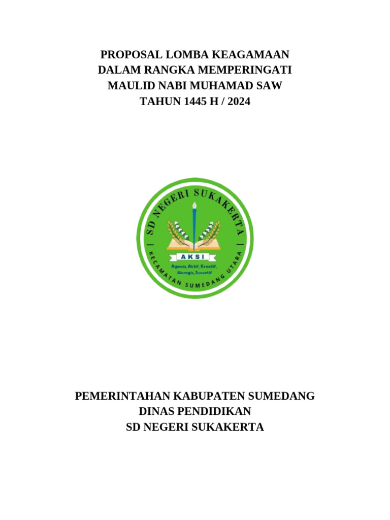 Proposal Lomba Keagamaan | PDF