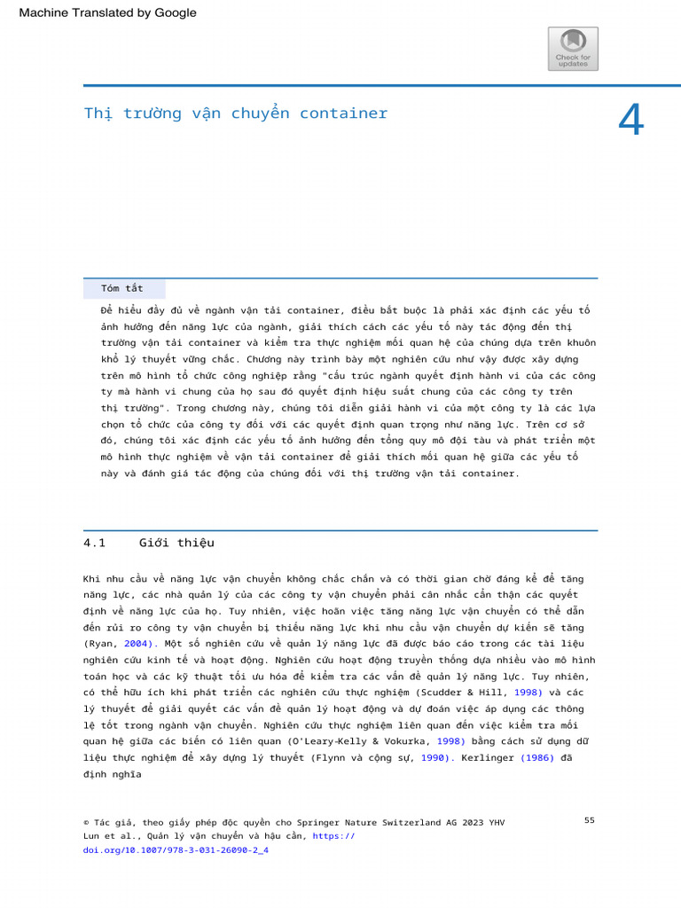 Book 2 Shipping and Logistics Management Springer 2023 Copy 2 | PDF