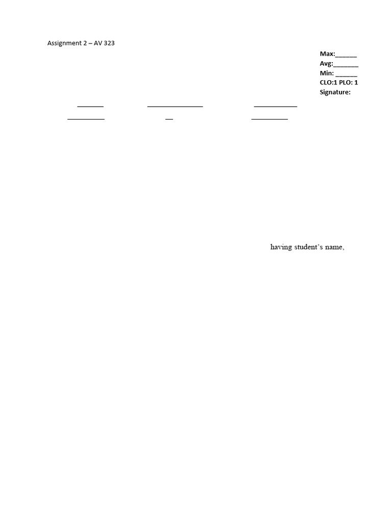 Assign 02 AV-323 | PDF