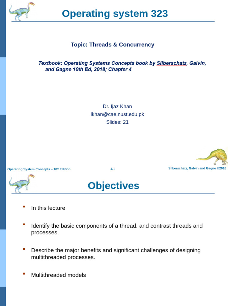 CH 4 | PDF | Thread (Computing) | Multi Core Processor