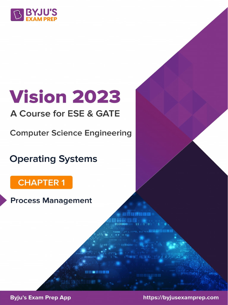 Vision 2023 Operating Systems Chapter 1 Process Management 41 | PDF | Process (Computing ...