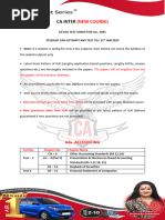 CA Intermediate Sample Schedule | PDF | Taxes | Income Tax