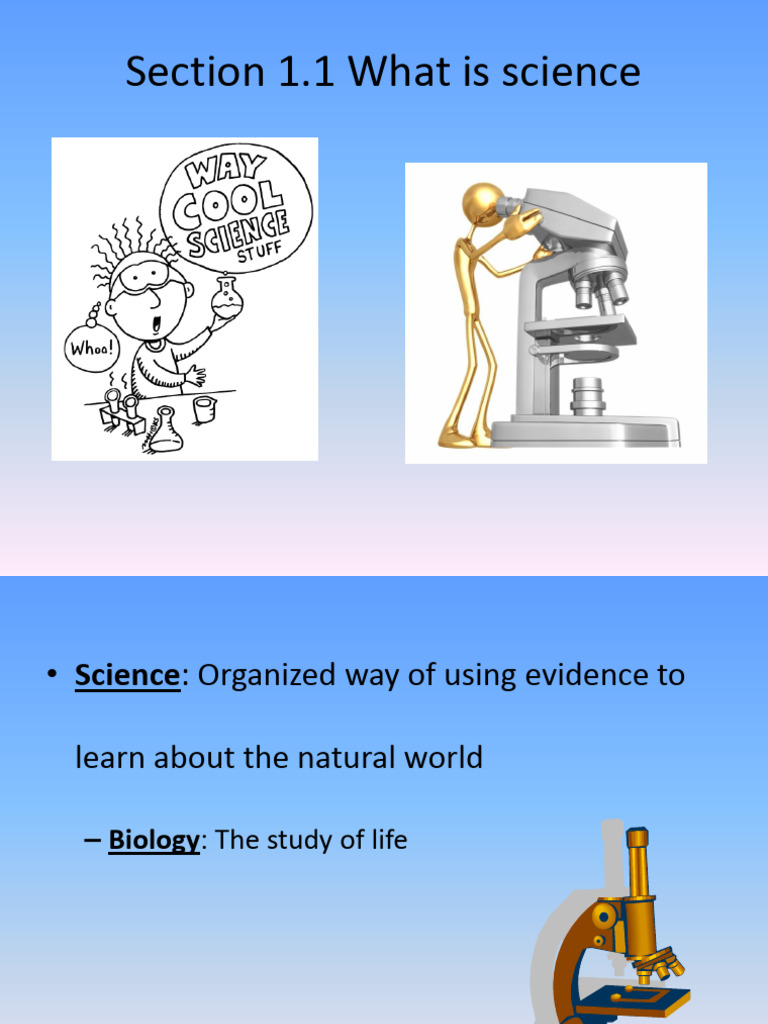 What Is Science, Inference and Hypothesis Chapter 1 Section 1 | PDF | Hypothesis | Science