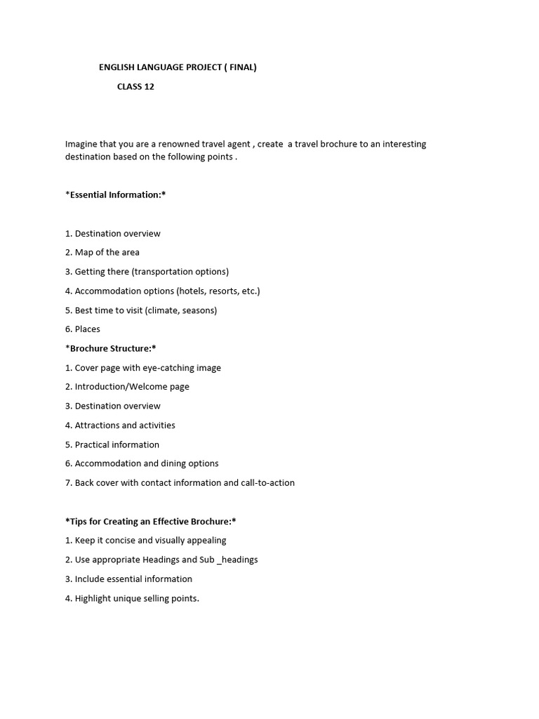 12 Eng 1 Project (Final) | PDF