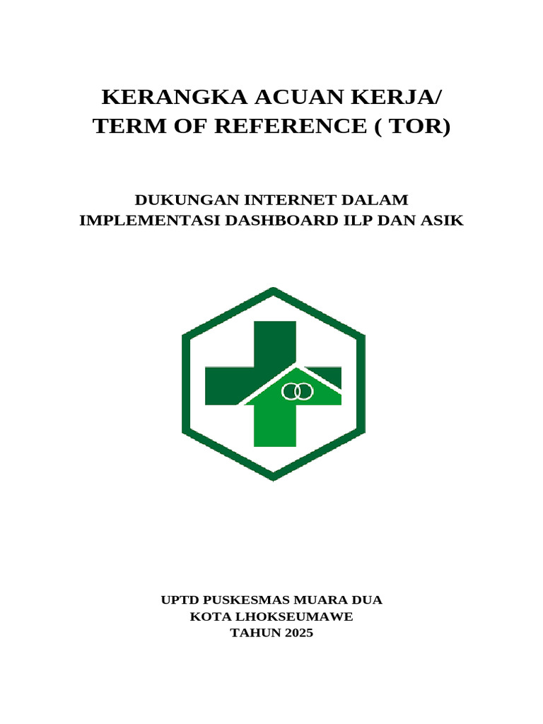 Kerangka Acuan Asik | PDF
