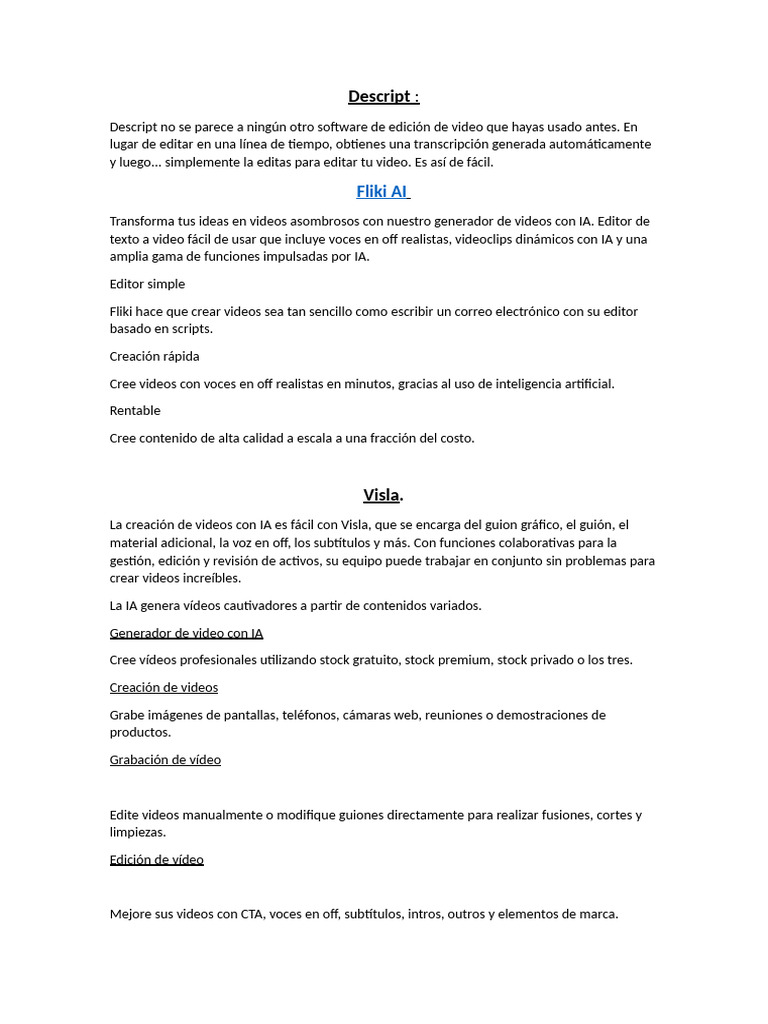 Descript | PDF | Inteligencia artificial | Inteligencia (IA) y semántica