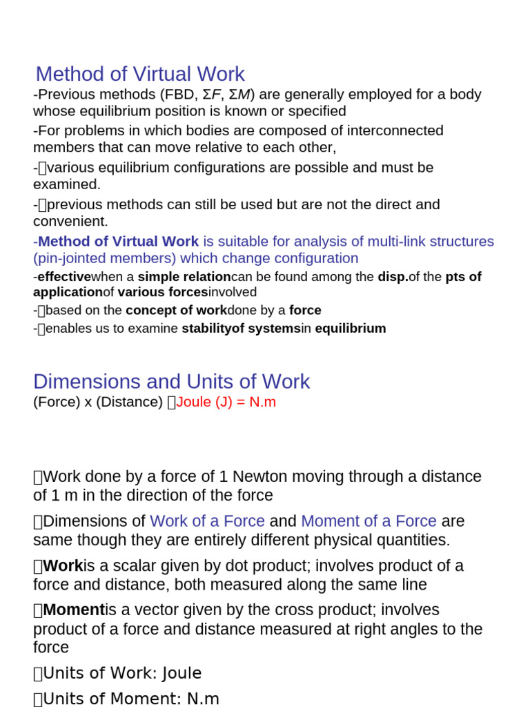 Virtual Work | PDF | Teaching Methods & Materials | Technology & Engineering