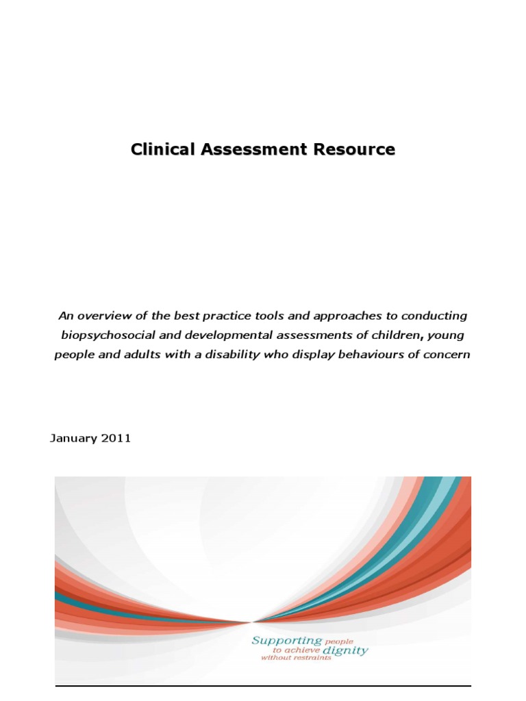Final Clinical Assessment Guide January 2011 | PDF | Autism Spectrum ...