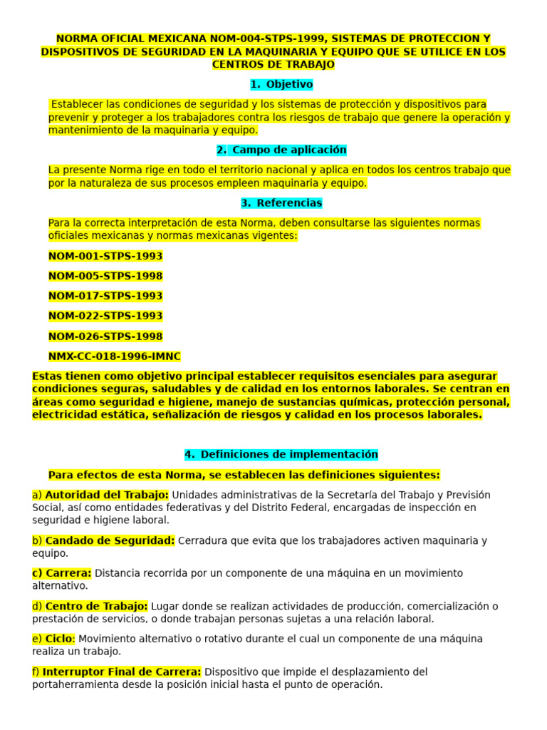 Norma Oficial Mexicana Nom 004 | PDF | Riesgo
