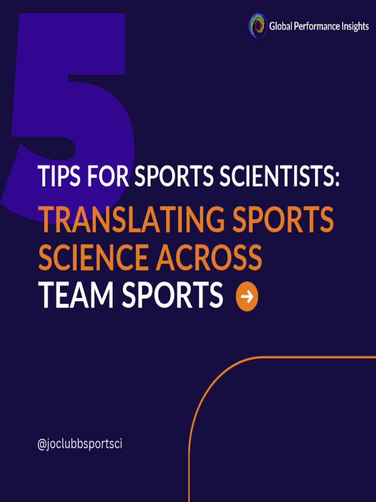 Sports Science Strategies for Team Sports | PDF | Sports | Science