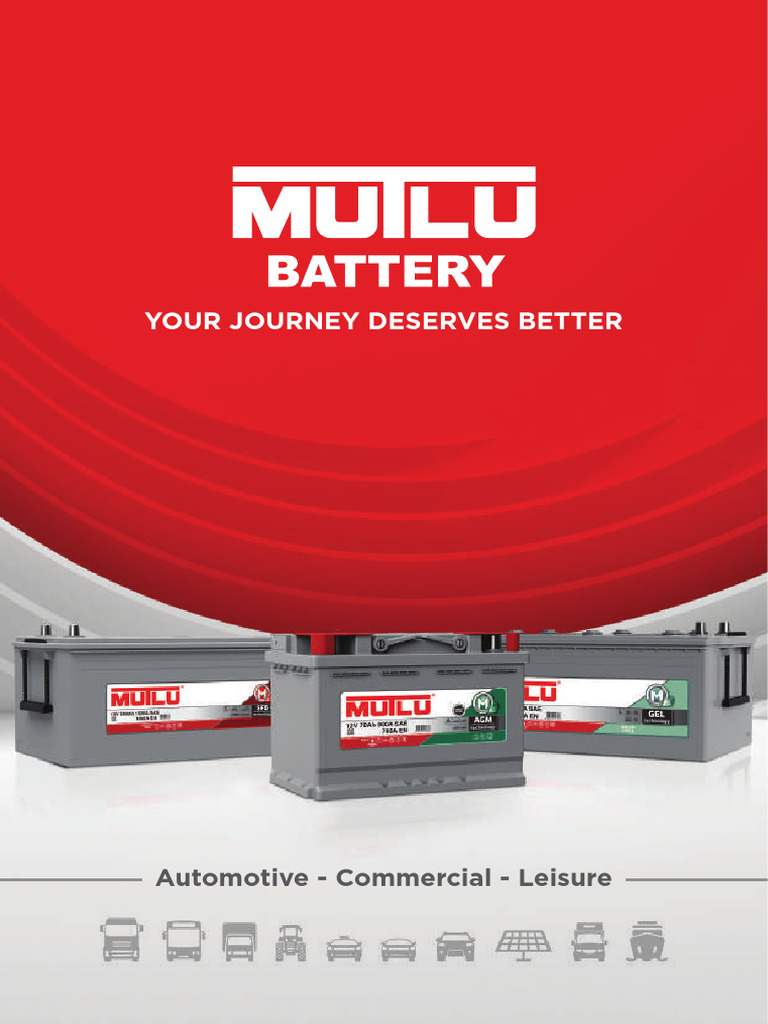 Mutlu Battary Catalog | PDF | Battery (Electricity)